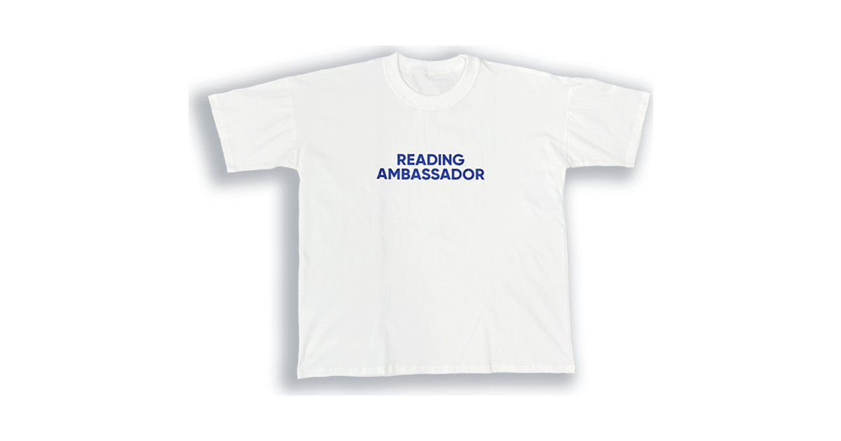 Футболка READING AMBASSADOR купити за ціною 800 грн | Artbooks.ua